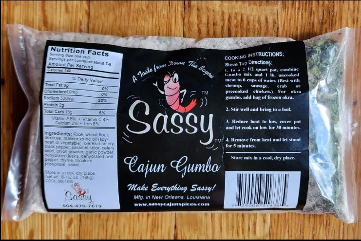 Sassy's Cajun Gumbo Seasoning Mix | Garçon's Cajun Shop - Where the ...